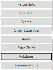 How to Enter a Relation Personal Information